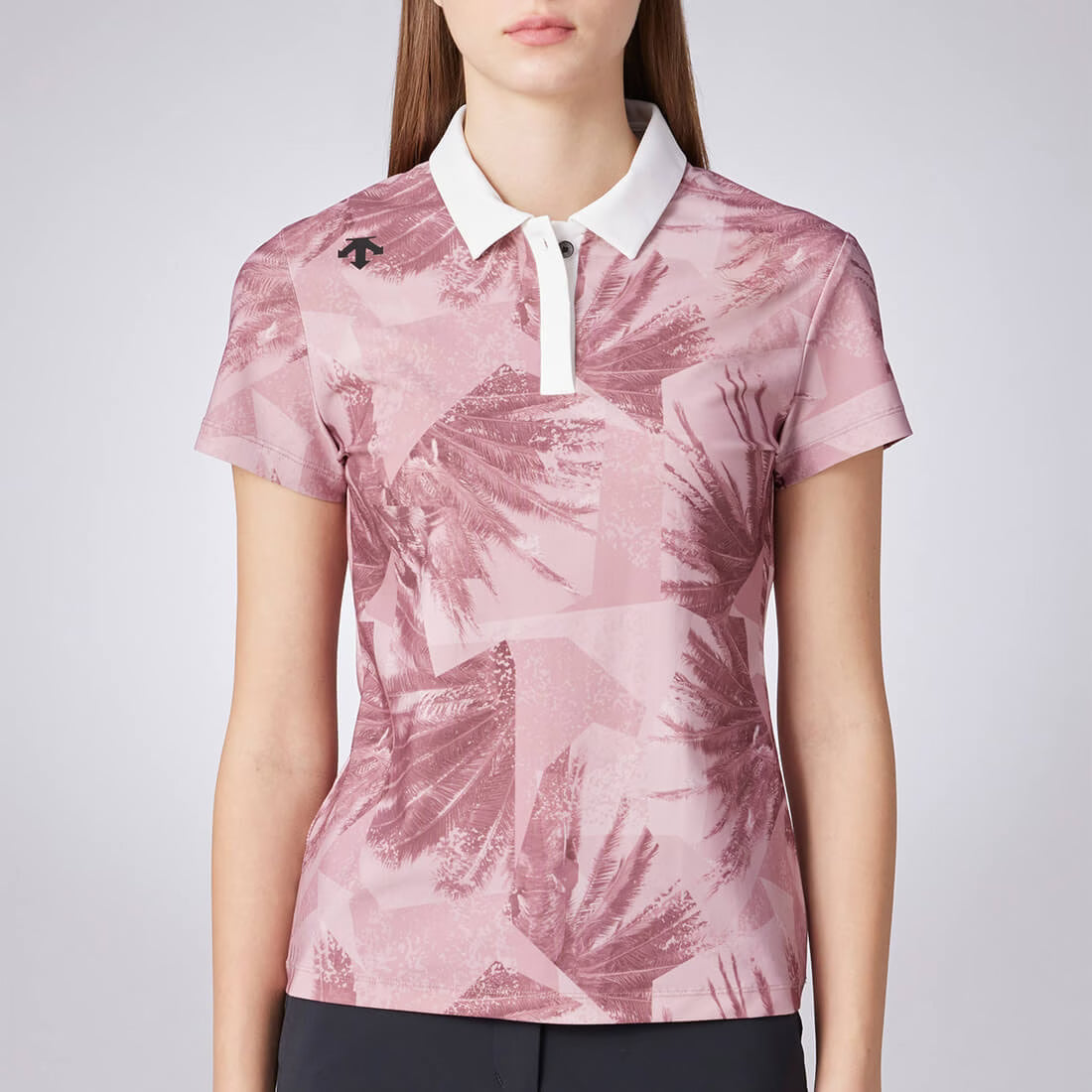 (Women's) Palm Tree Print Polo - Xander Club – XanderClub
